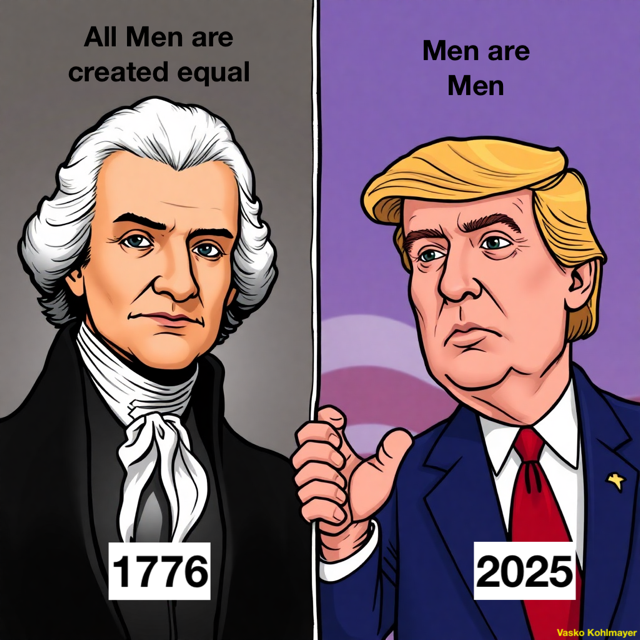 Cartoon: Two Great American Revolutions - LewRockwell